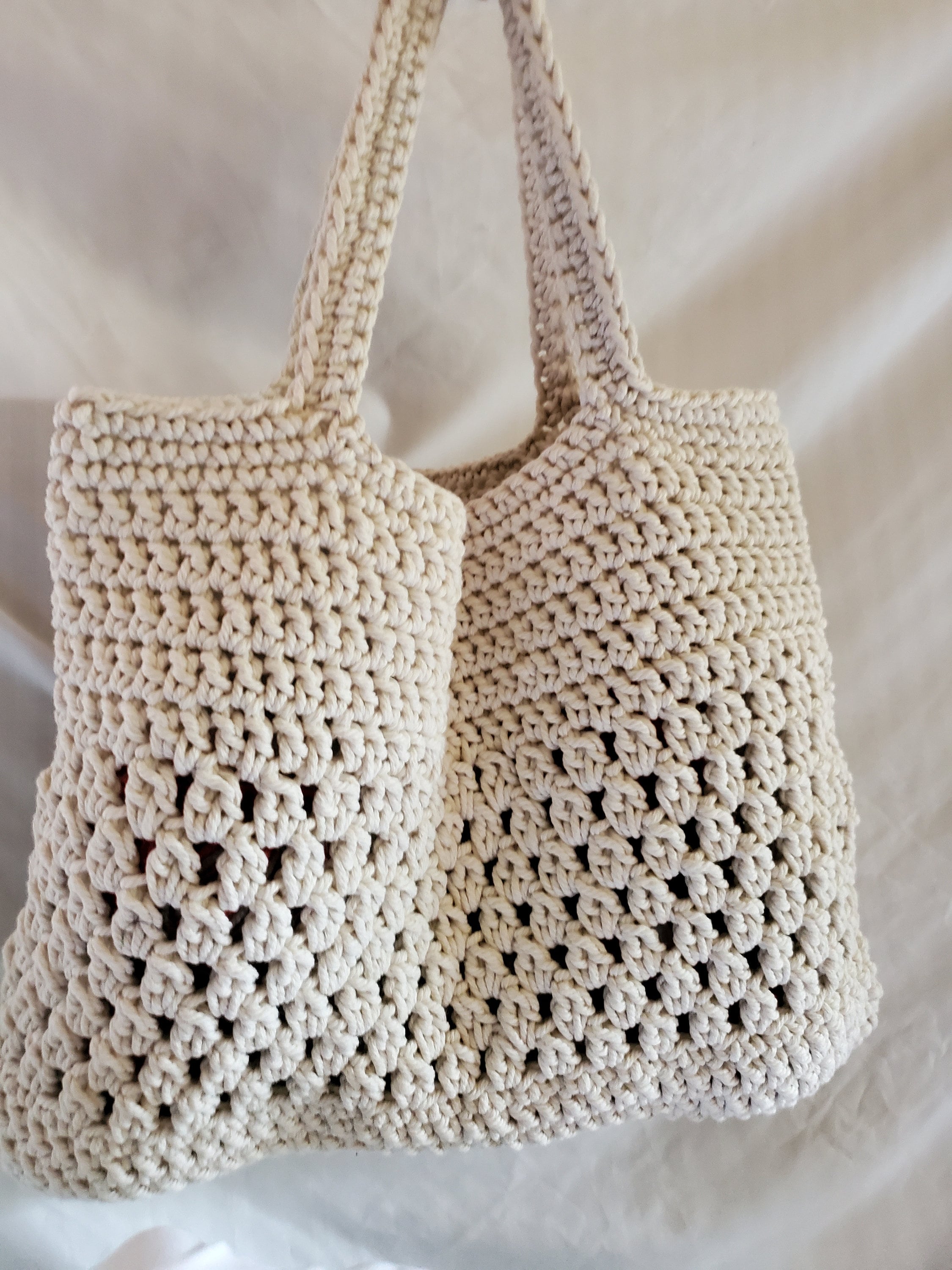 Crocheted Market Bags, Handmade Crocheted Tote Bags, Market Tote Bags ...
