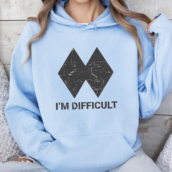 I M Difficult Sweater - Etsy UK