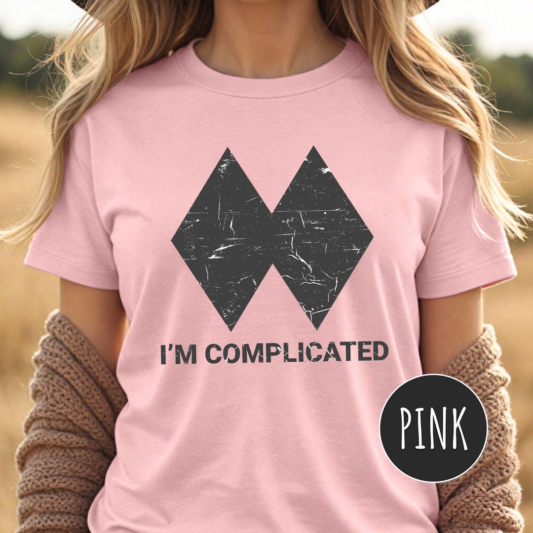 I'm Complicated, I'm Difficult Ski Shirt, Double Black Diamond Skiing ...