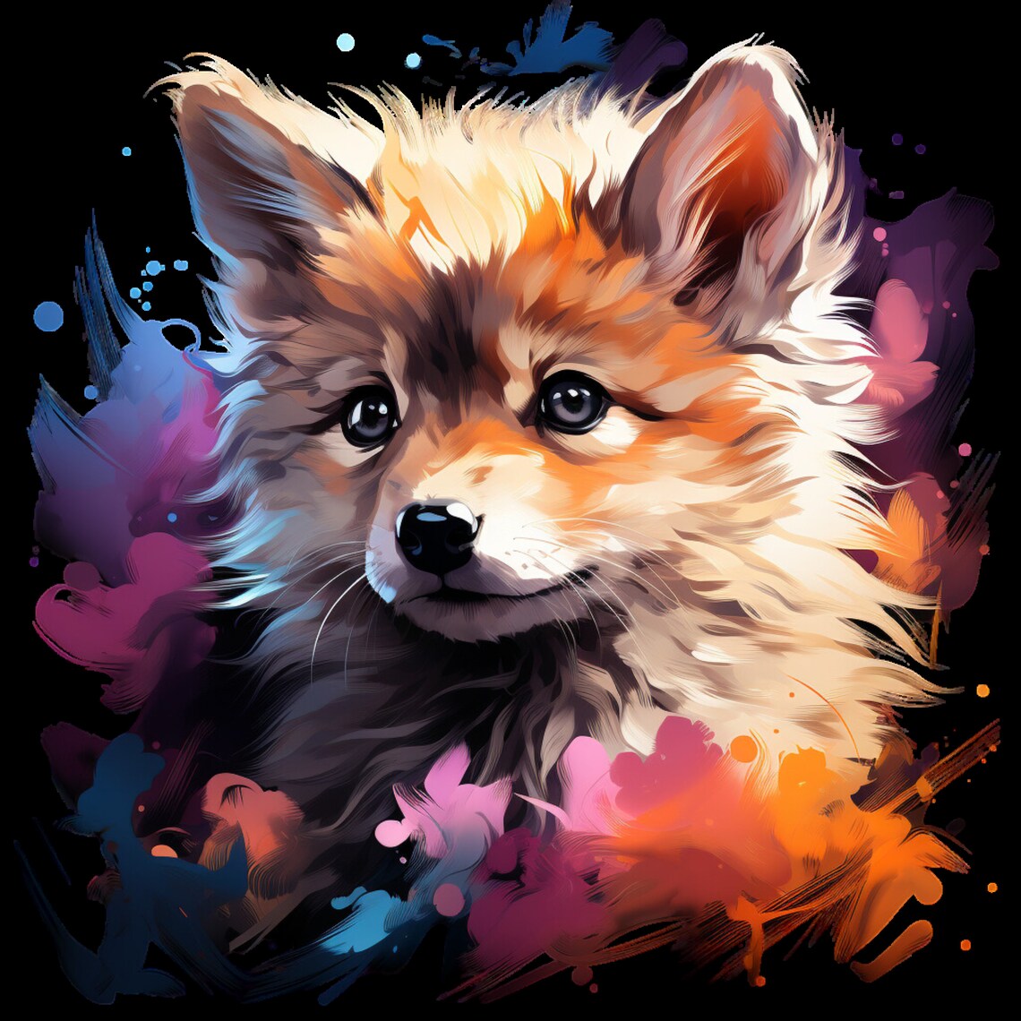 25 Fox Clipart PNG, Watercolor Fox Clipart, Fox Bundle Illustrations, Instant Download ...