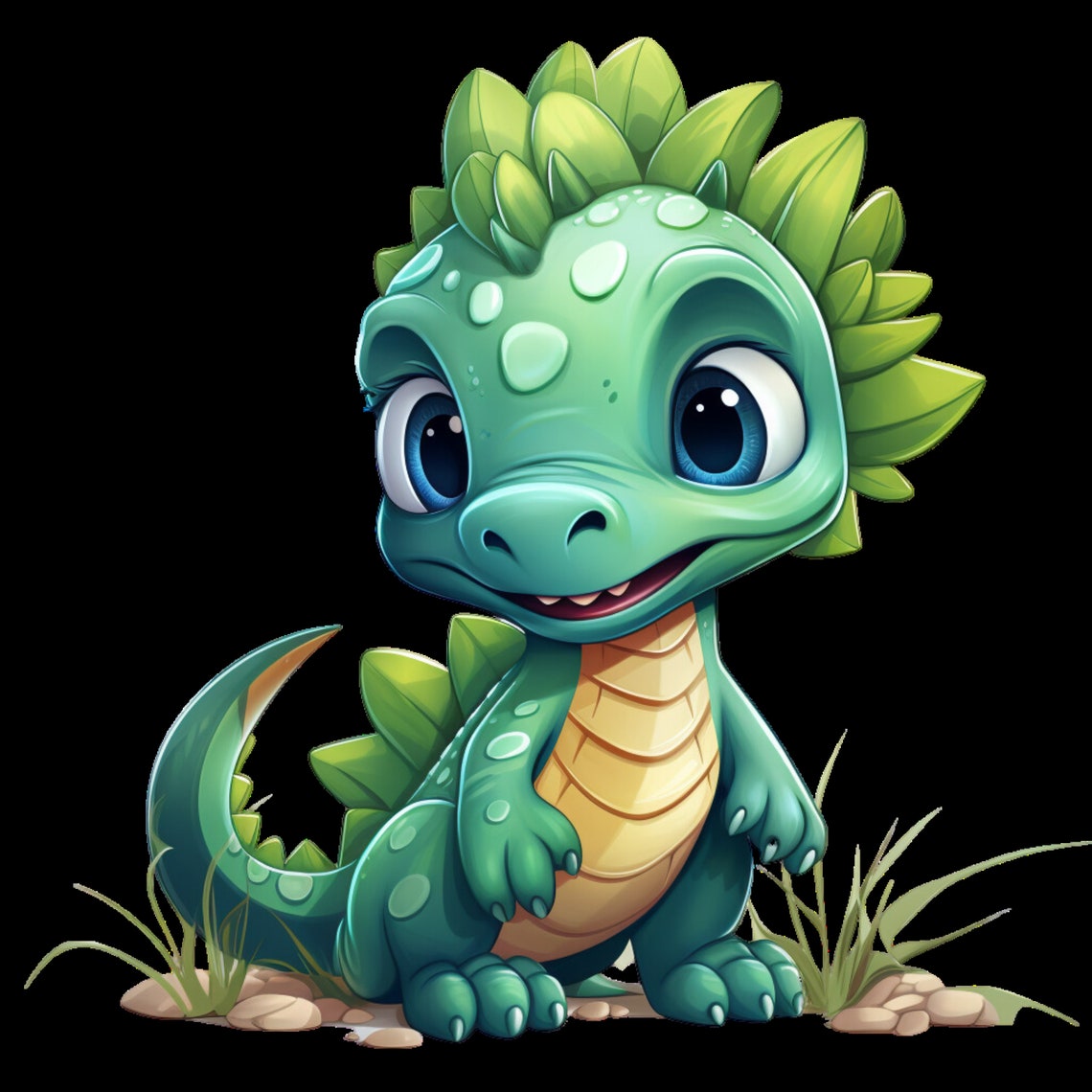 36 Dinosaur Clipart PNG, Watercolor Dinosaur Clipart, Dinosaur Bundle ...