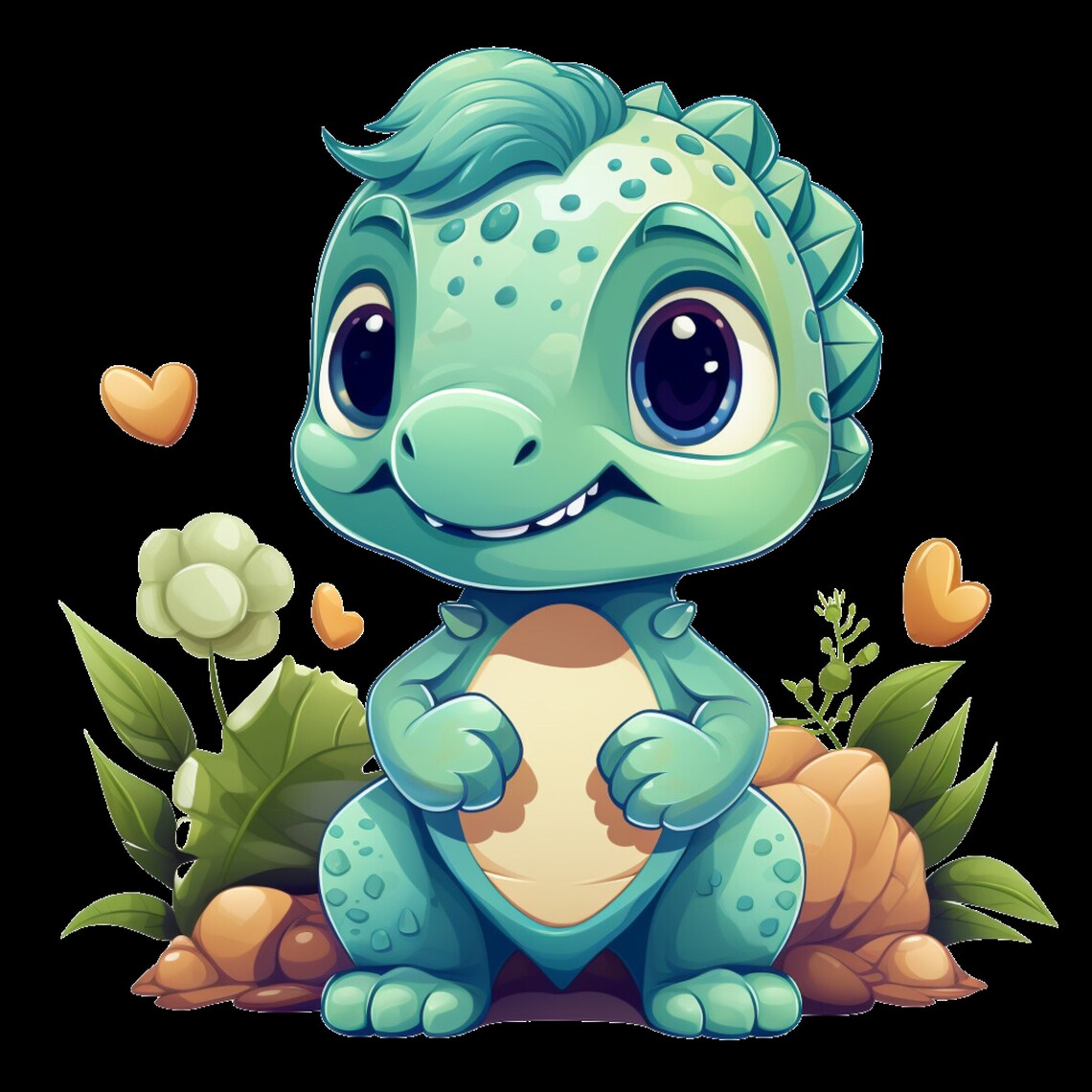 36 Dinosaur Clipart PNG, Watercolor Dinosaur Clipart, Dinosaur Bundle ...