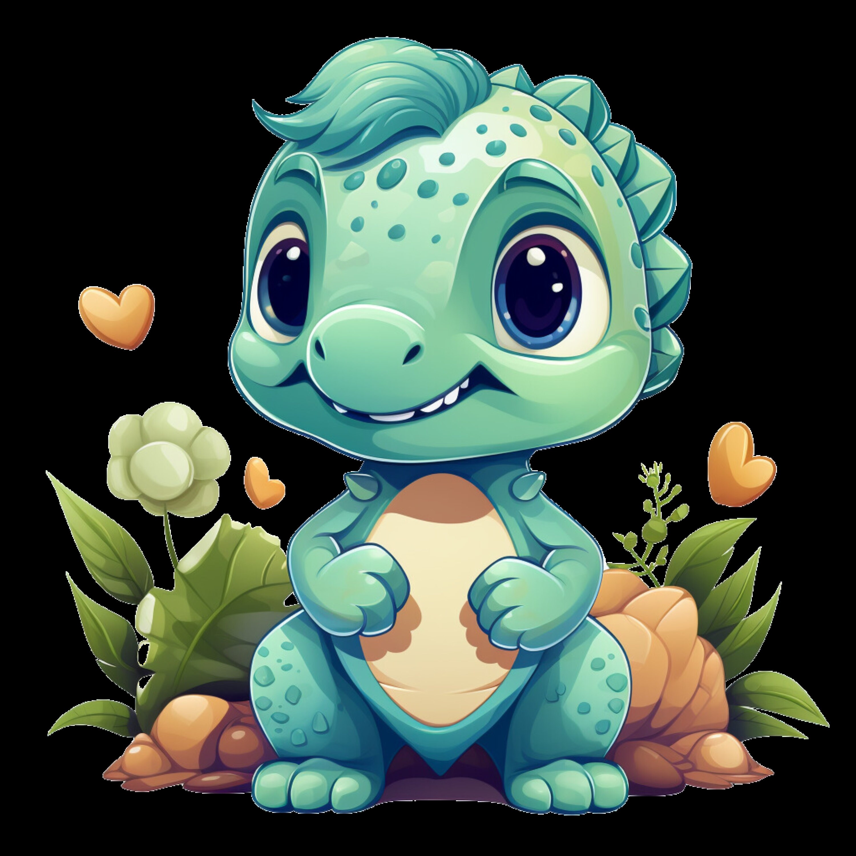 36 Dinosaur Clipart PNG, Watercolor Dinosaur Clipart, Dinosaur Bundle ...