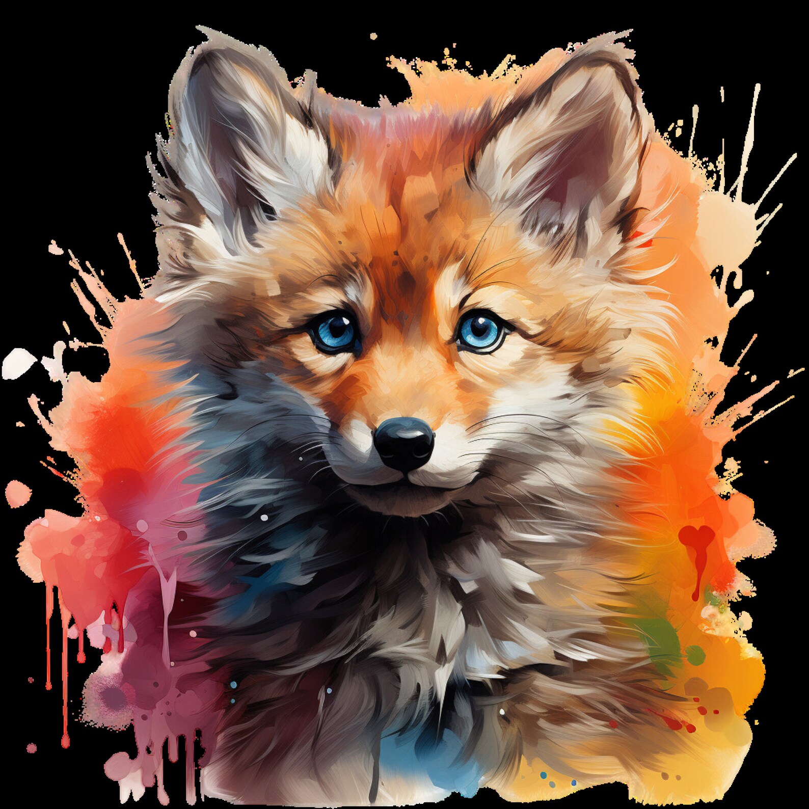 25 Fox Clipart PNG, Watercolor Fox Clipart, Fox Bundle Illustrations, Instant Download ...