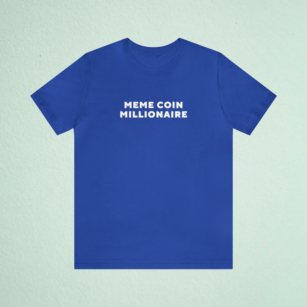 Funny Stock Trader Meme Tshirt - Meme Coin Millionaire - Etsy