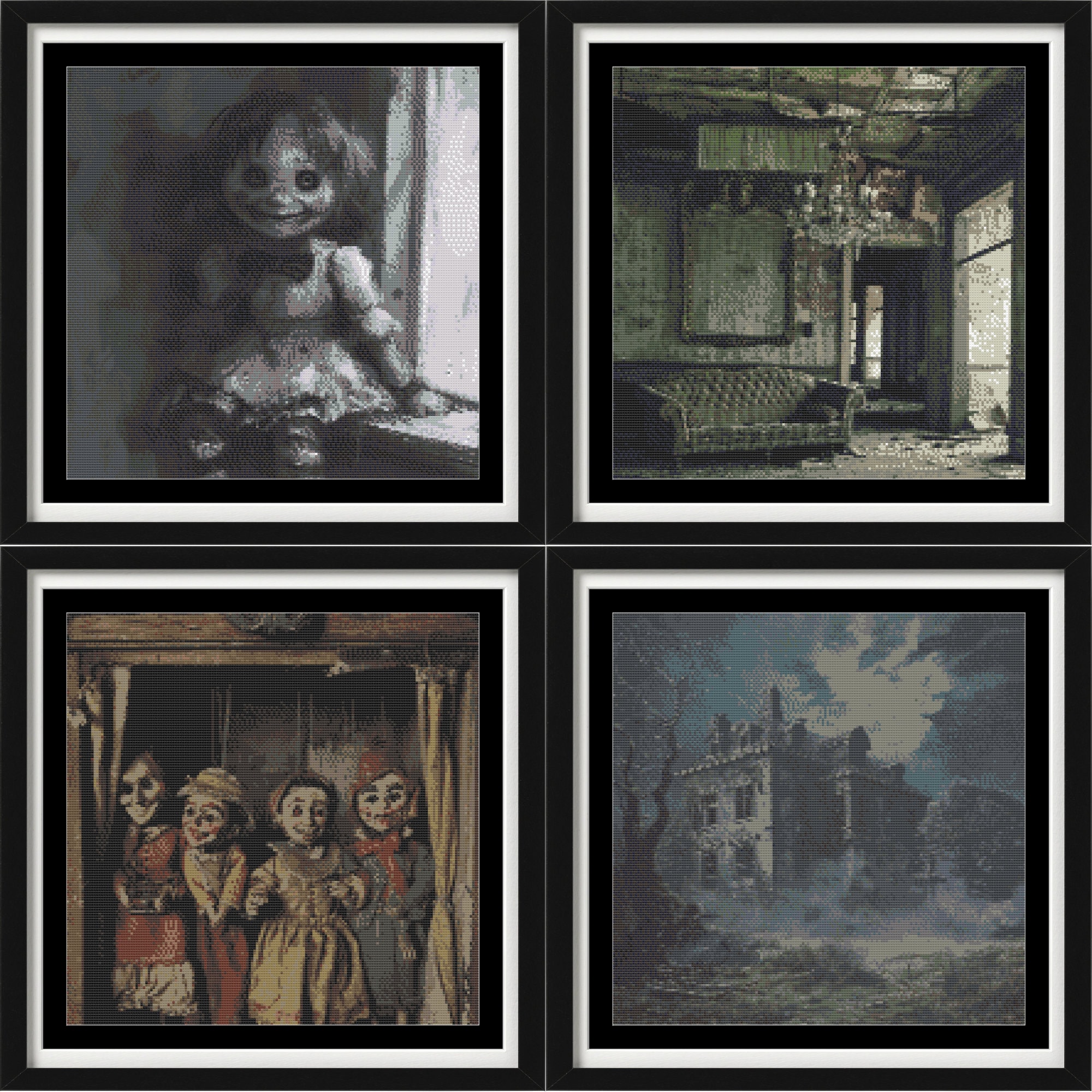 Cross Stitch Pattern - Bundle Offer Horror Collection - PDF - Modern ...