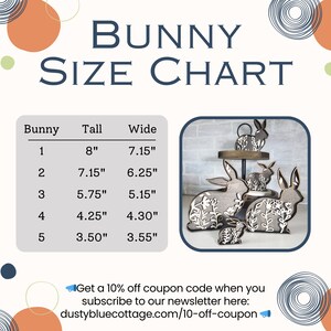 Easter Layered Wood Art Easter Bunny Décor Shelf Décor Country Easter ...