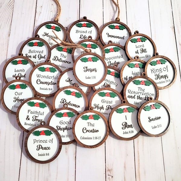 Advent Ornaments - Etsy