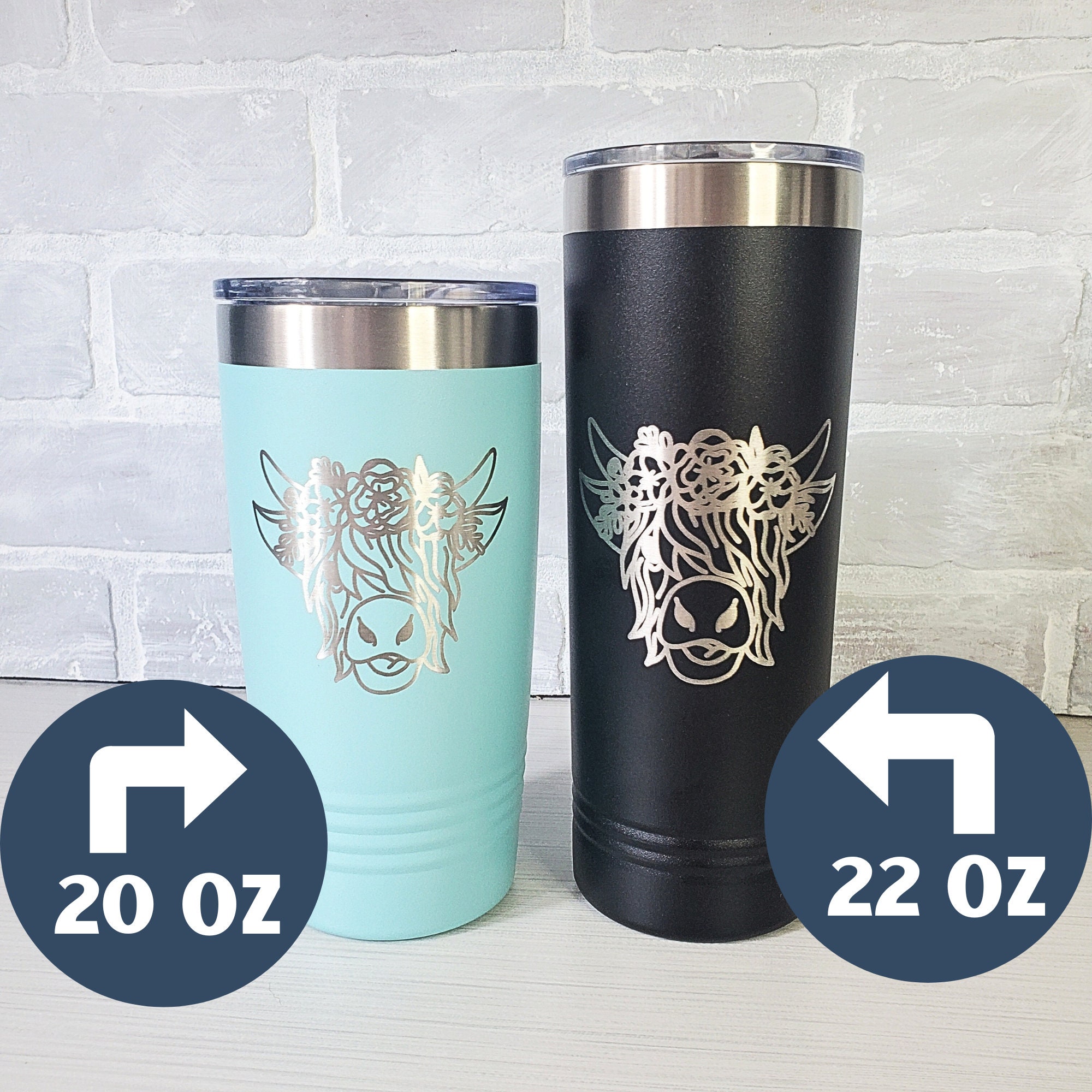 Highland Cowlover Tumbler Highlandcow Tumbler Baby Highland Cow ...