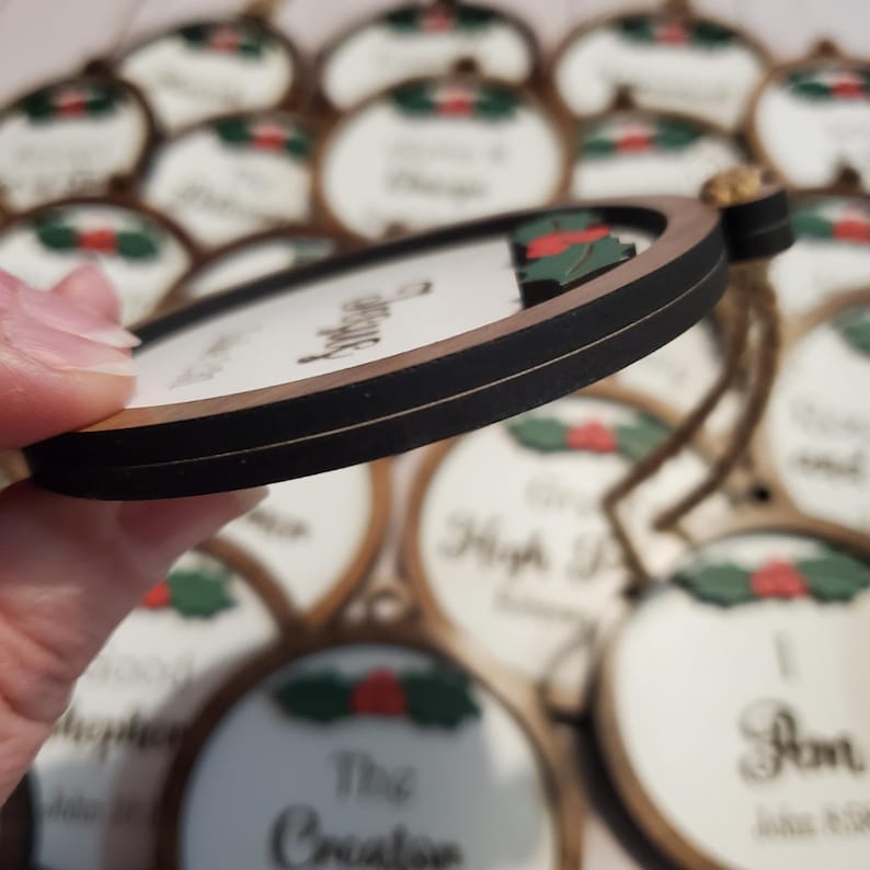 Names of Christ Advent Calendar Christmas Countdown Advent Ornaments ...