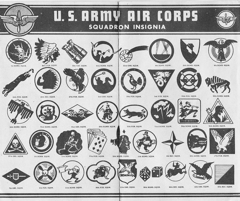 Car Vinyl Decal,vintage Military Sticker, Air Corps Crest Badge, WW2 ...