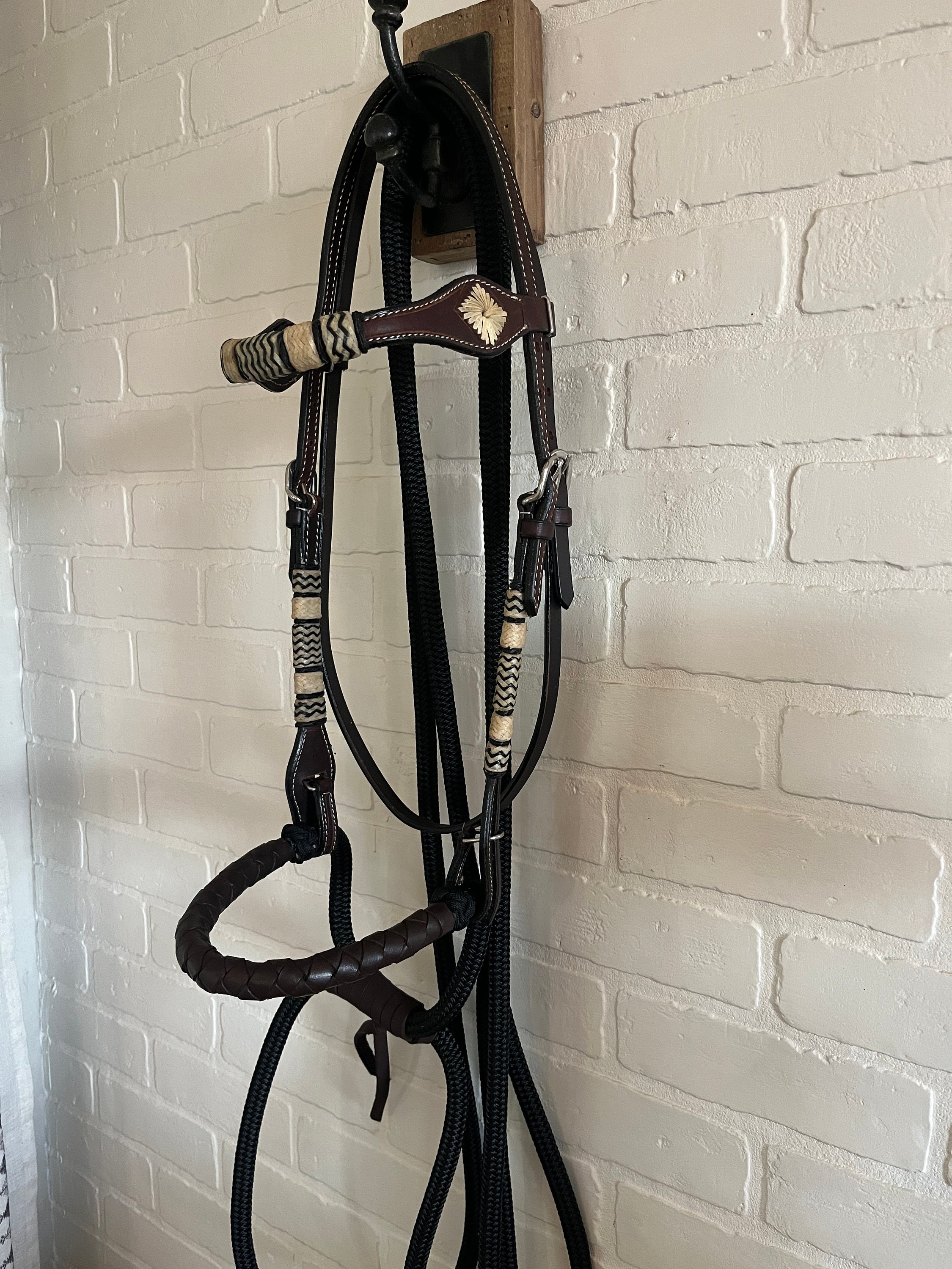 Loping Rope Hackamore, Bosal, Reins, Headstall - Etsy