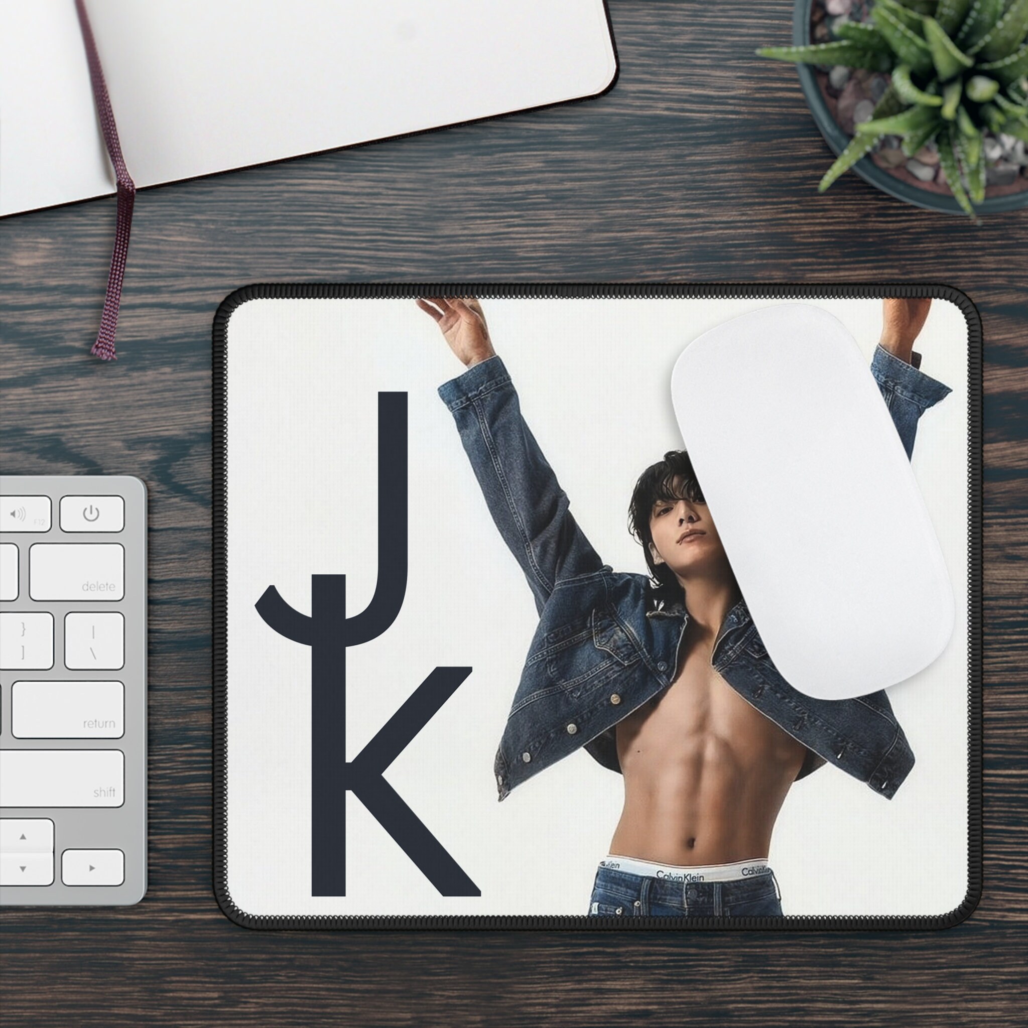 BTS Jungkook Mouse Pad, Jk Calvein Klein, Jk Abs, BTS Accessories, Bts ...