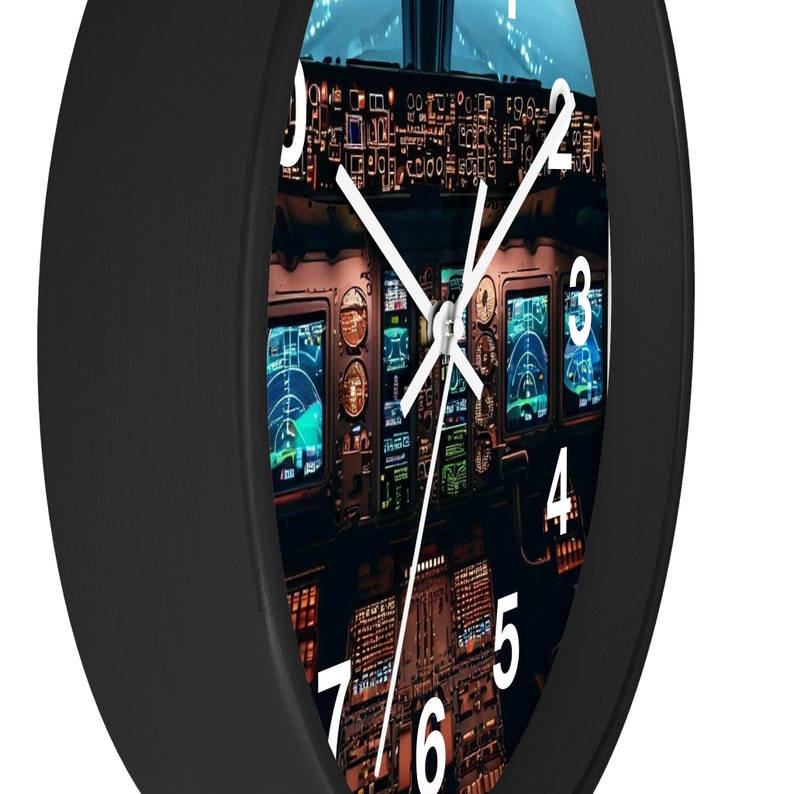 Aviation Wall Clock, Pilot Wall Clock, Airlines Wall Clock, Gift for ...