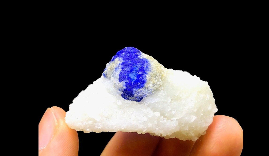 Natural Blue Lapis Lazurite Crystal, Lapis Lazurite Specimen ,raw Lapis ...
