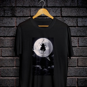 Demon Slayer Inosuke Hashibira Moon T-shirt - Etsy UK