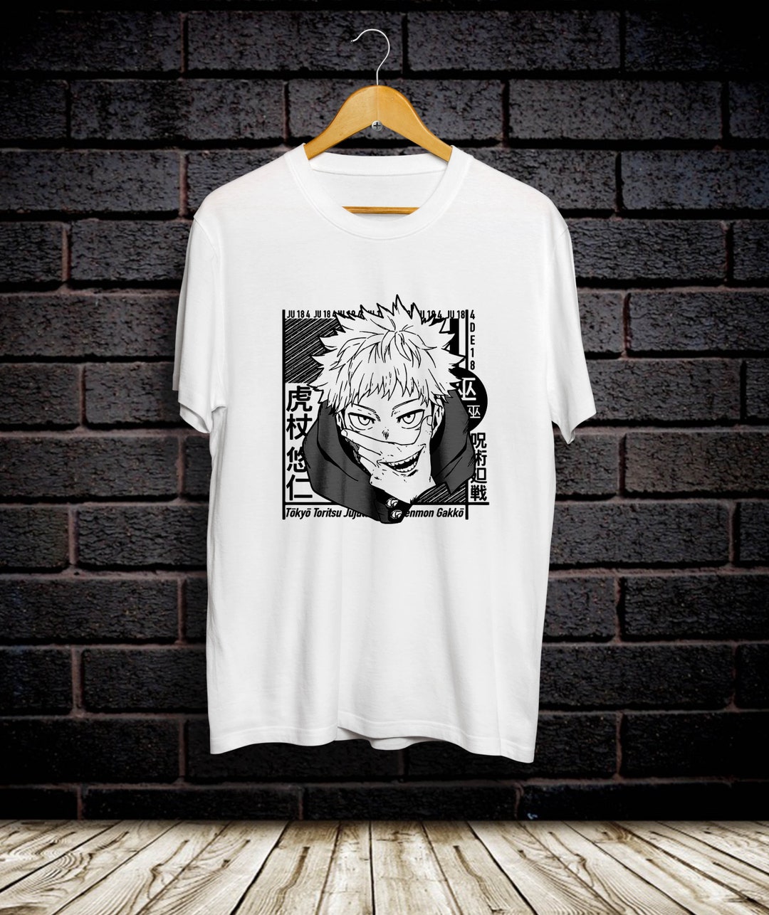 Jujutsu Kaisen Yuji T-shirt - Etsy UK