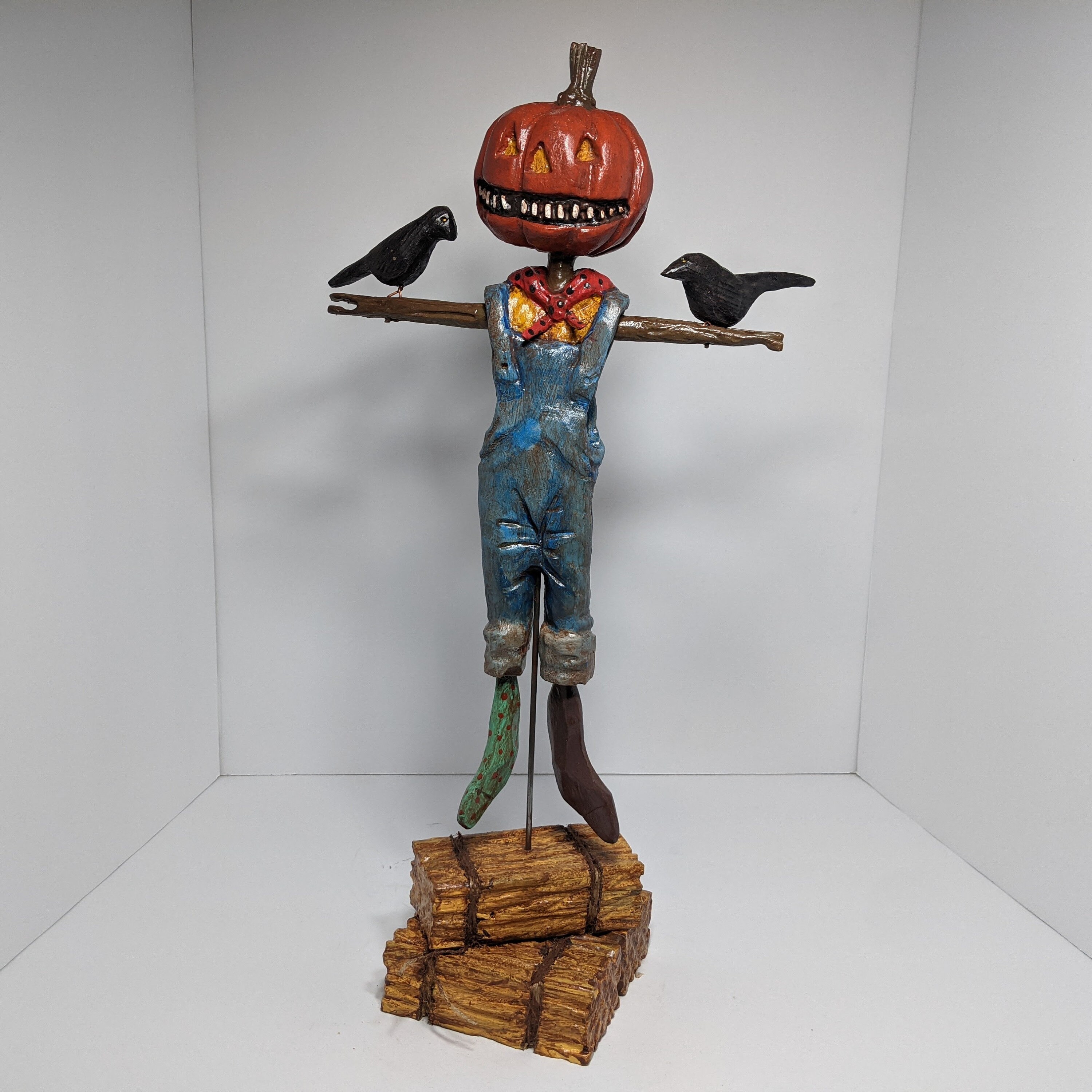 Scarecrow Pumpkin Carving