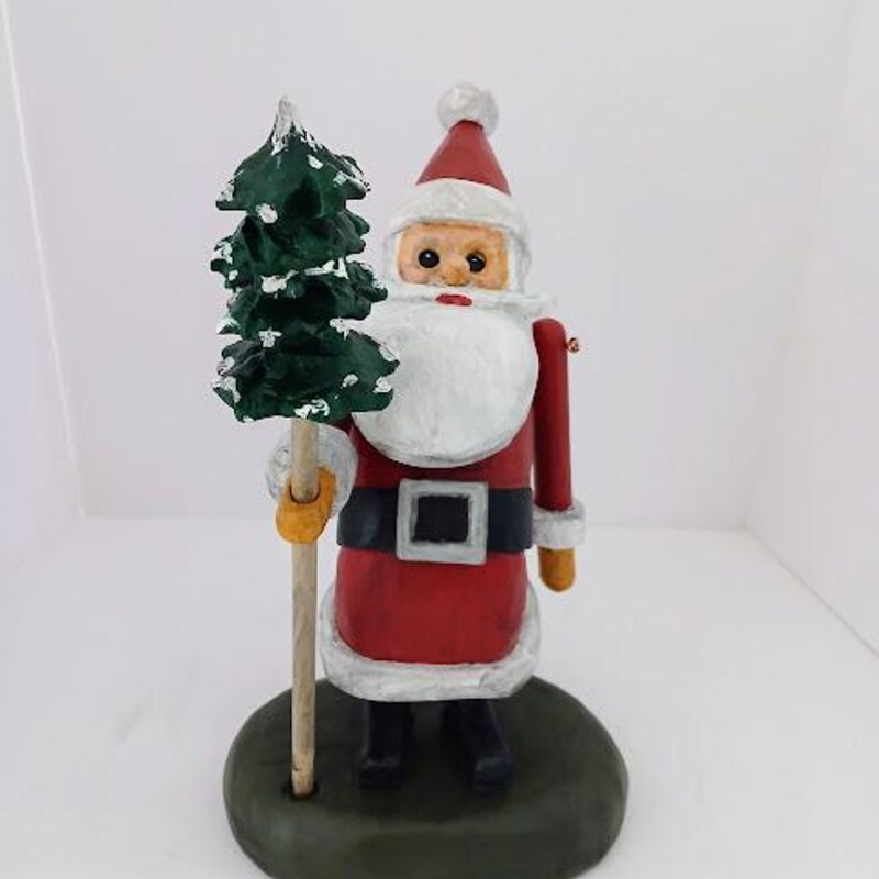 Hand Carved Santa - Etsy