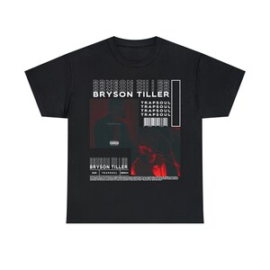 Bryson Tiller Music Album T-shirt, Merch Vintage Trapsoul for Lovers ...