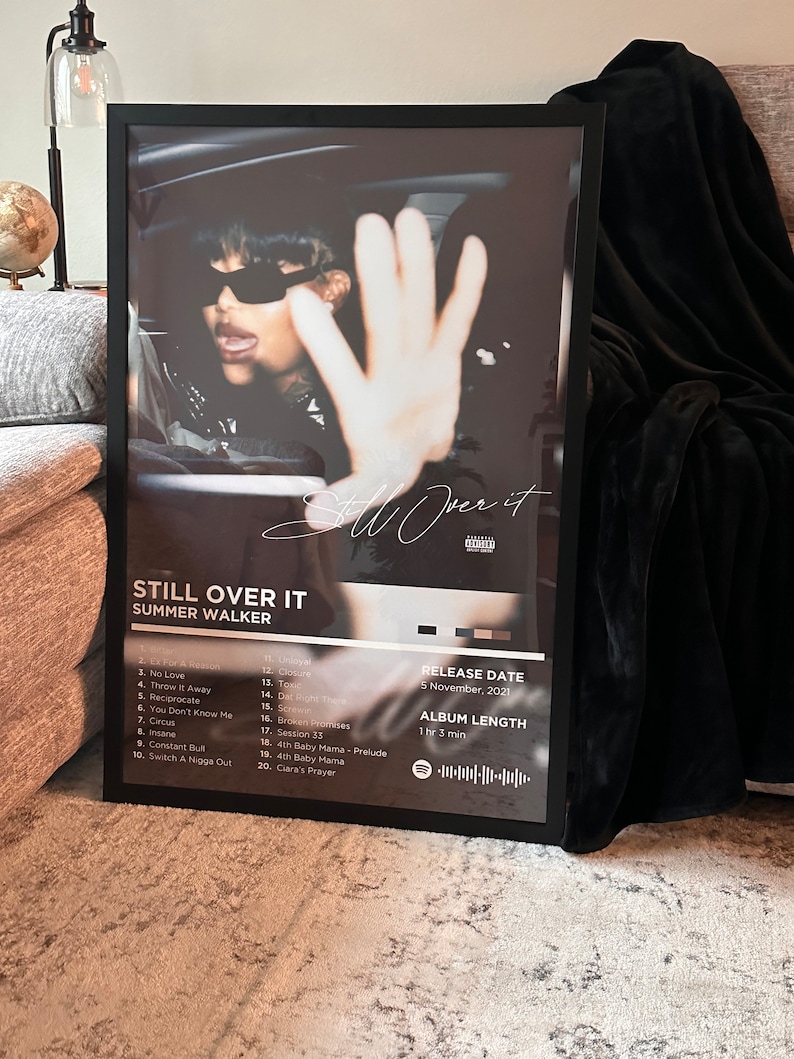 Summer Walker Still Over It Album Cover Poster, Digital Download ...