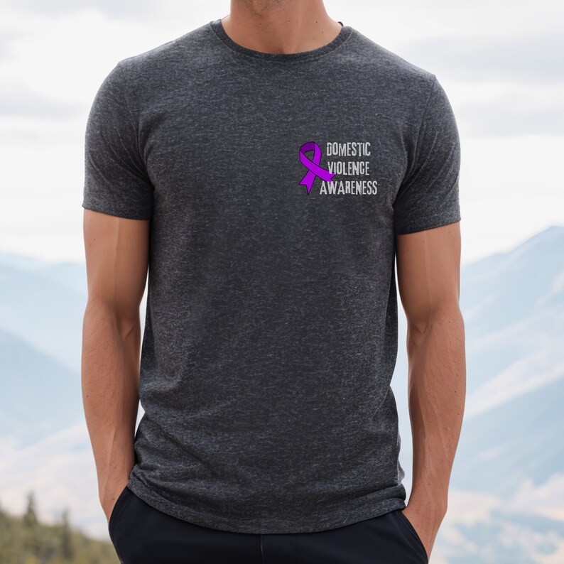 Domestic Violence Awareness Shirt for Men Spousal Abuse T Shirt for ...