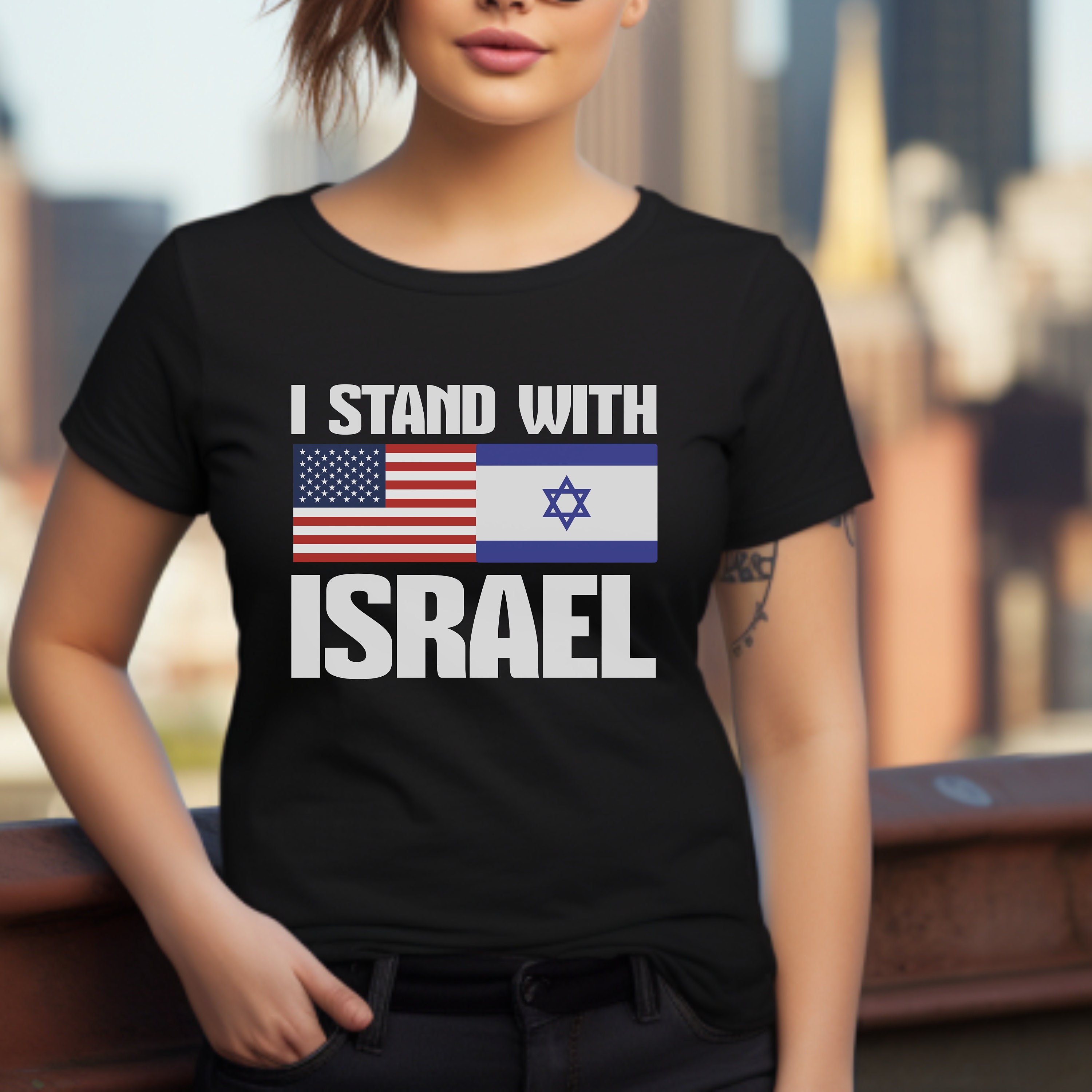 Israel Support Shirt for Men I Stand With Israel T Shirt for - Etsy