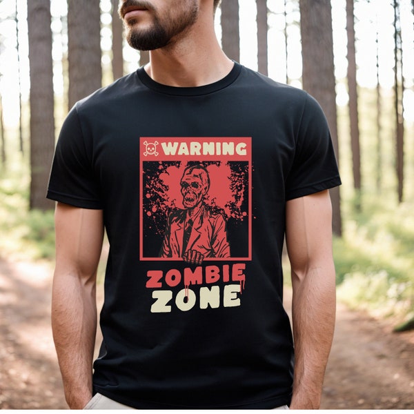 Mens Zombie Tshirt - Etsy