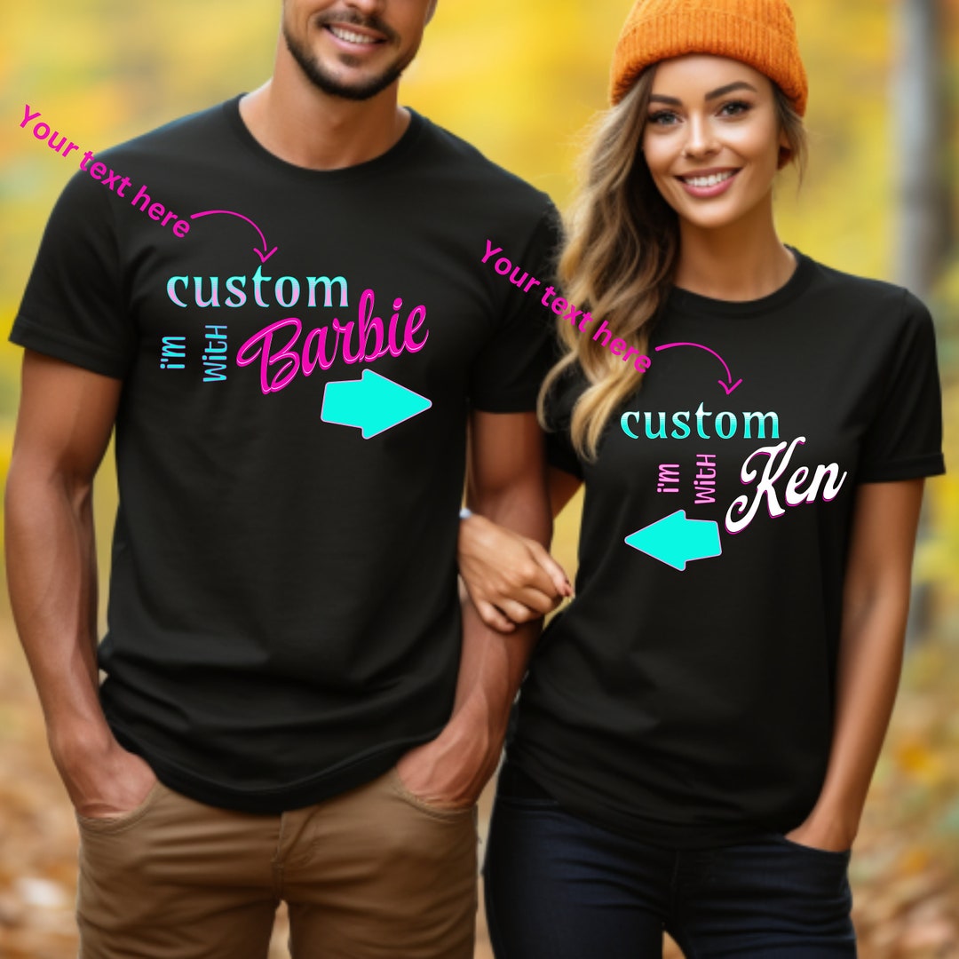 Personalized Ken and Barbie Couples Halloween Costume T-shirts - Etsy