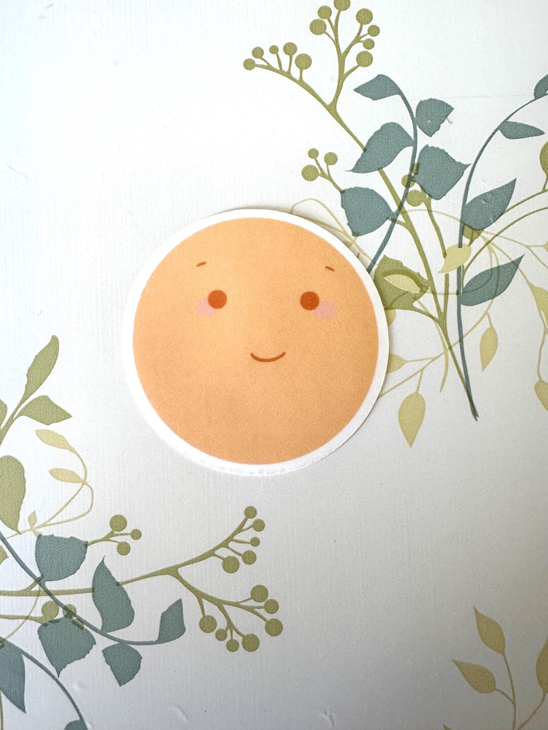 Cute Smiley Face Sticker - Etsy