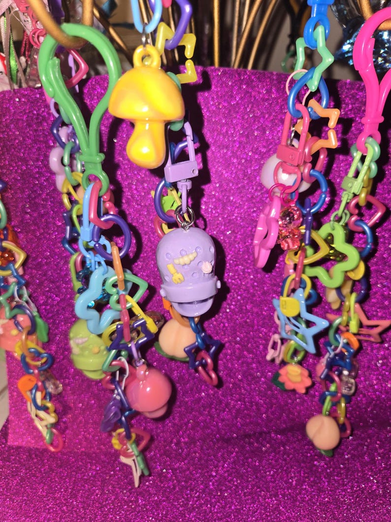 Retro Dangles , Retro Junk Journal Charms, Vintage Retro Charms, 1980s Charms, Purse Accessories ...