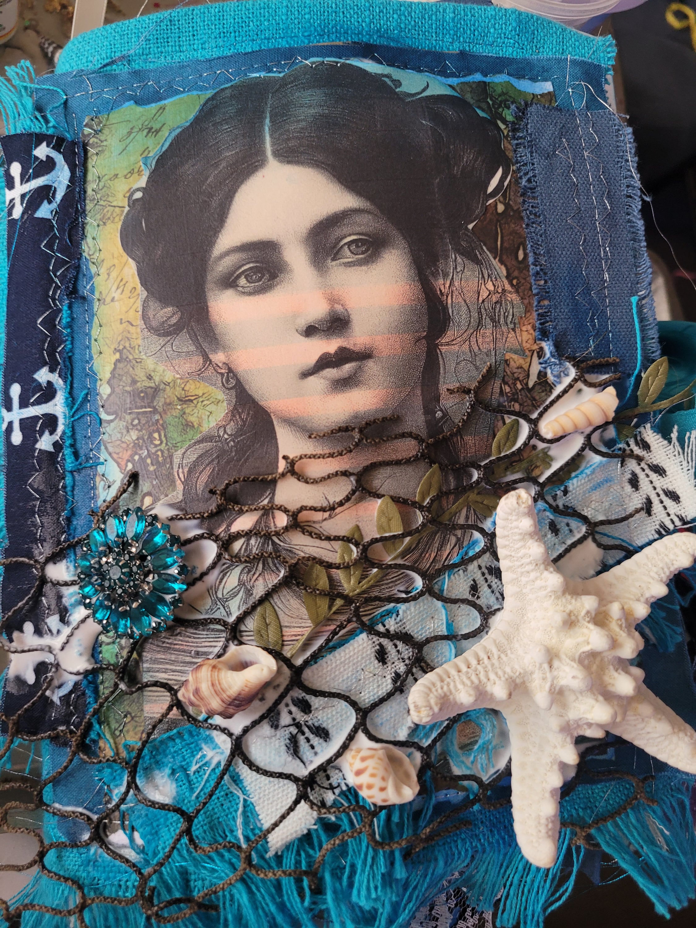 Nautical Mermaid Journal, Captains Journal Deep Sea Super Grungy Chunky ...