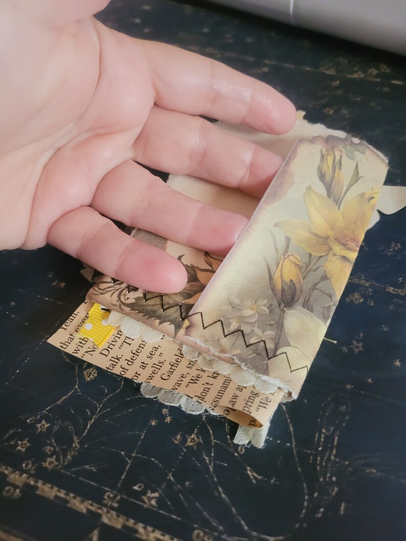 Bee Zine Coffee Dyed Ephermera Junk Journal, Sunflower Sewn Zine - Etsy