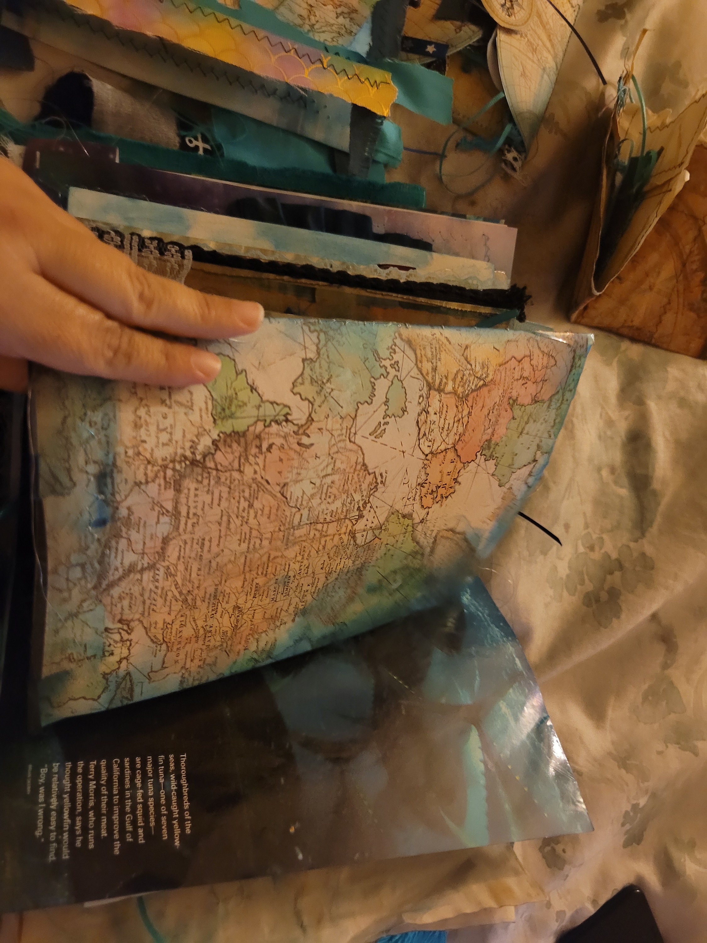 Nautical Mermaid Journal, Captains Journal Deep Sea Super Grungy Chunky ...