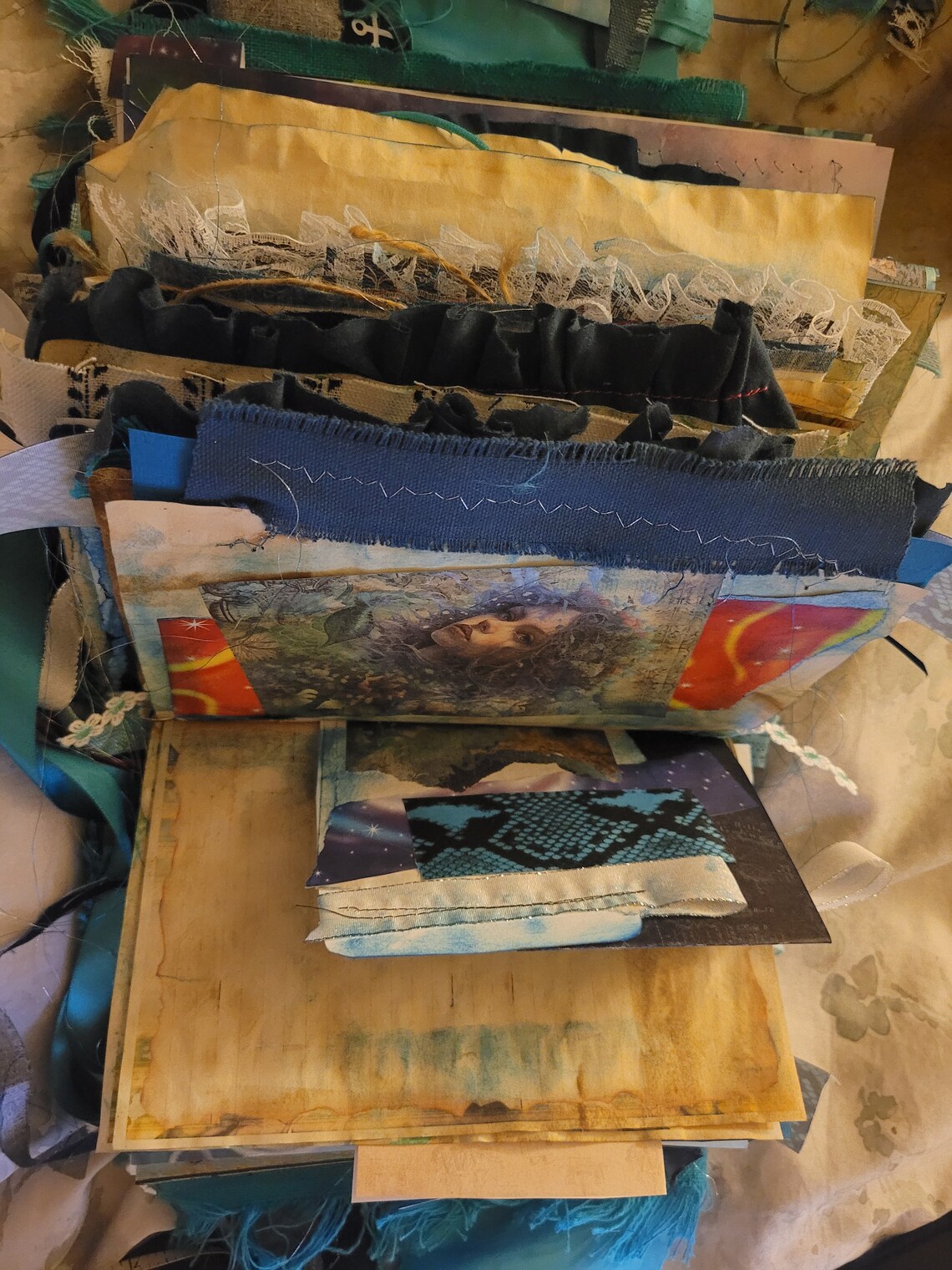 Nautical Mermaid Journal, Captains Journal Deep Sea Super Grungy Chunky ...