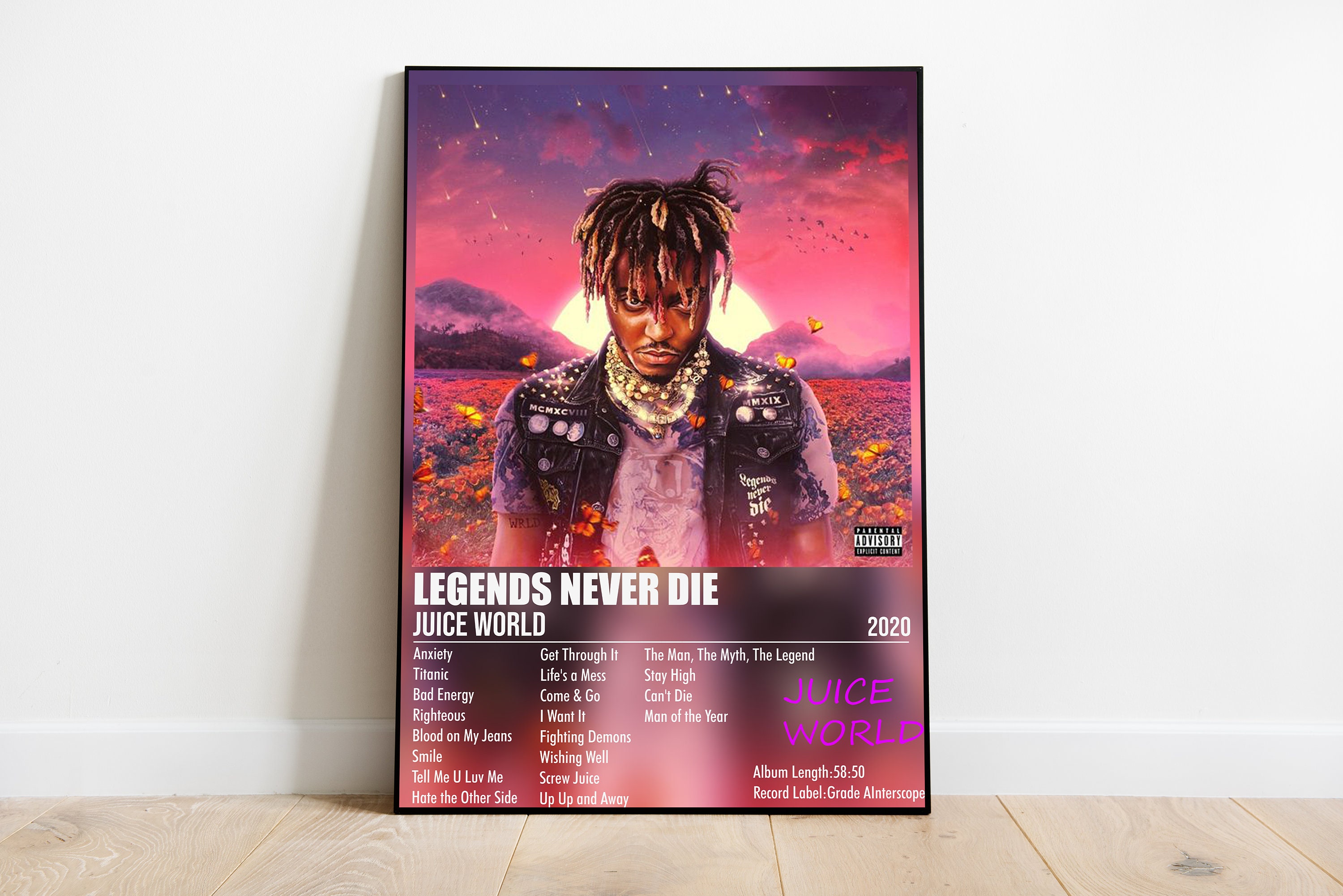 Juice WRLD Poster Juice WRLD Set of 3 Posters Music Poster - Etsy UK