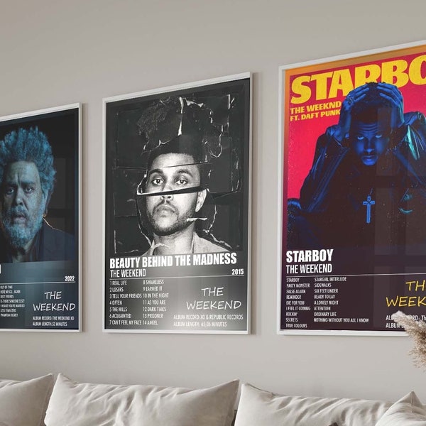 The Weeknd Dawn Fm Album Poster - Etsy