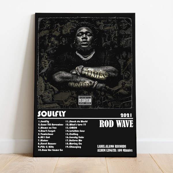 Rod Wave Posters - Etsy