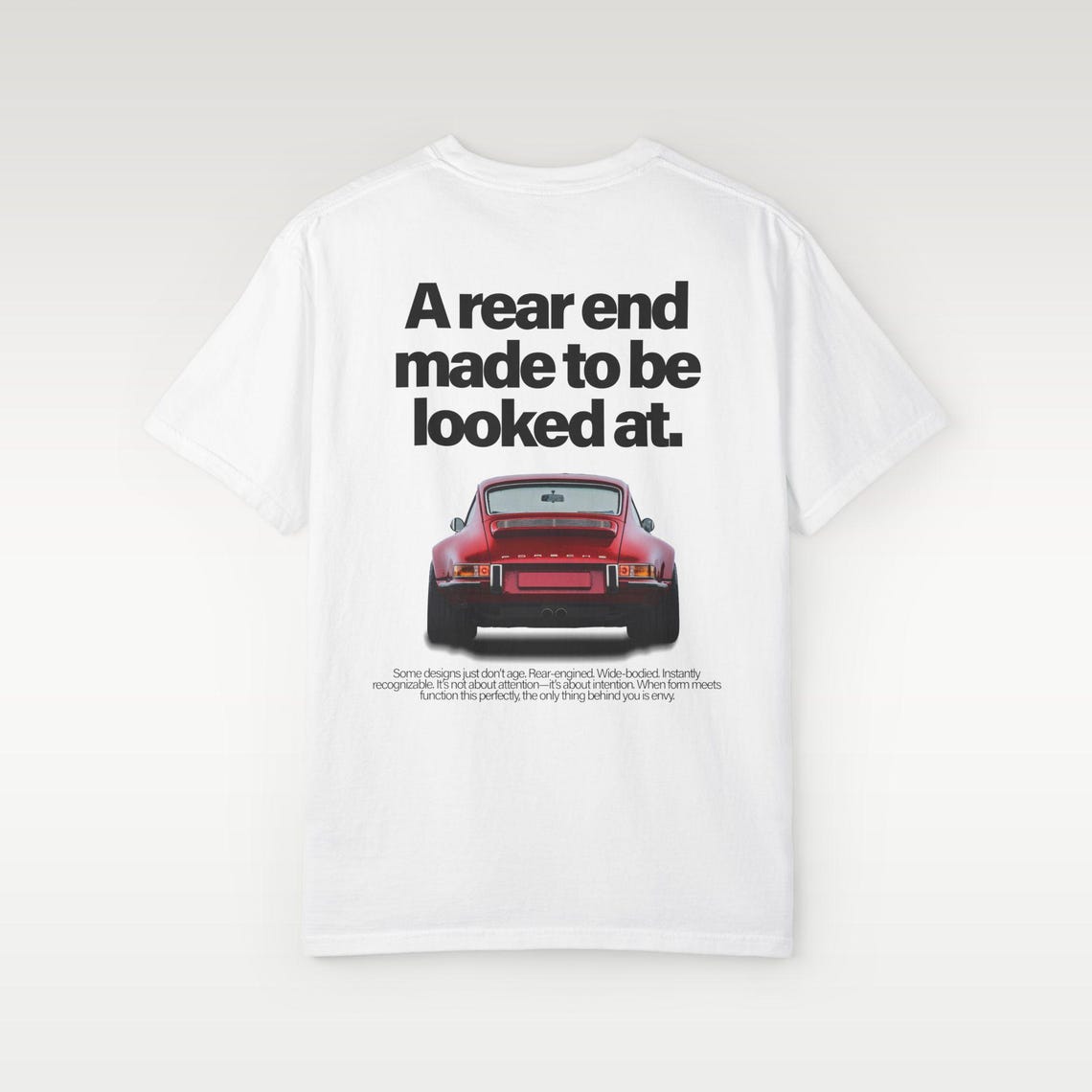 Red Porsche 964 T-shirt: Vintage Air-cooled Classic Car Tee - Etsy