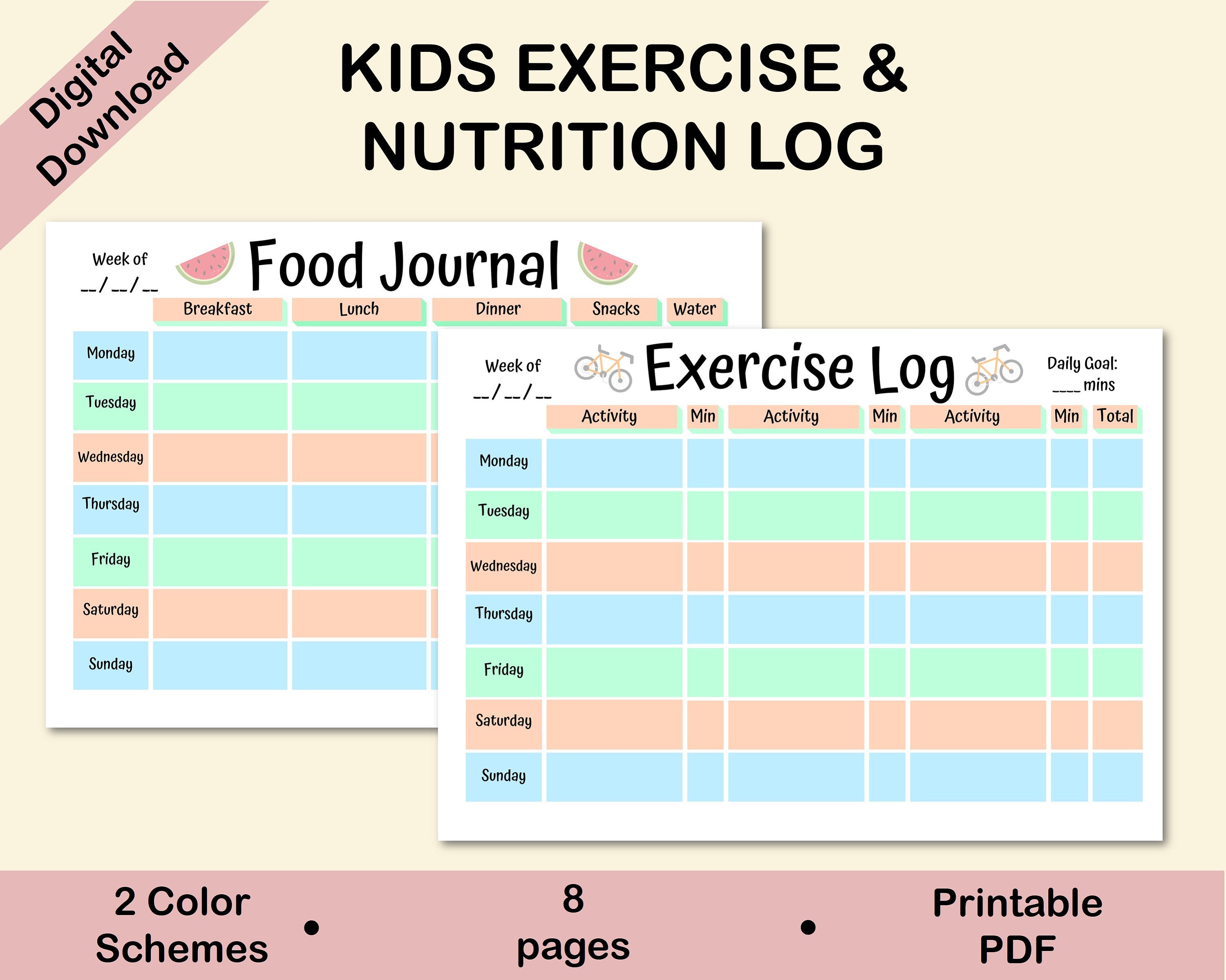 Kids Exercise Chart