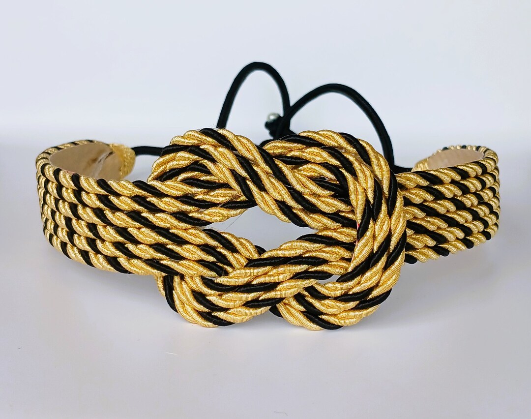 Gold and Black Belt Handmade Sfifa Moroccan Belt Bridesmaid Belt Caftan ...