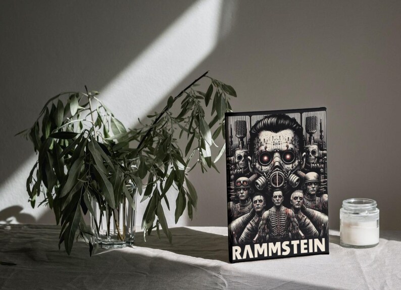 Rammstein Band Poster Iconic German Metal Art Unique Wall Decor for ...