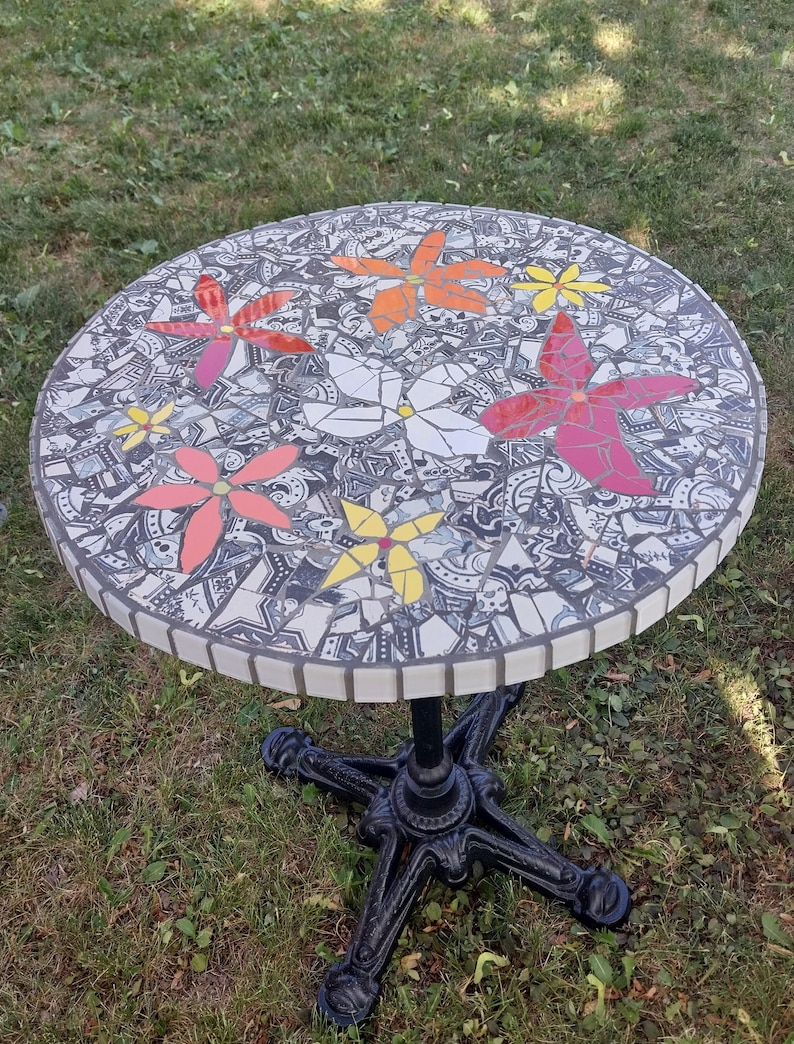 Mosaic Tile Table Top - Etsy