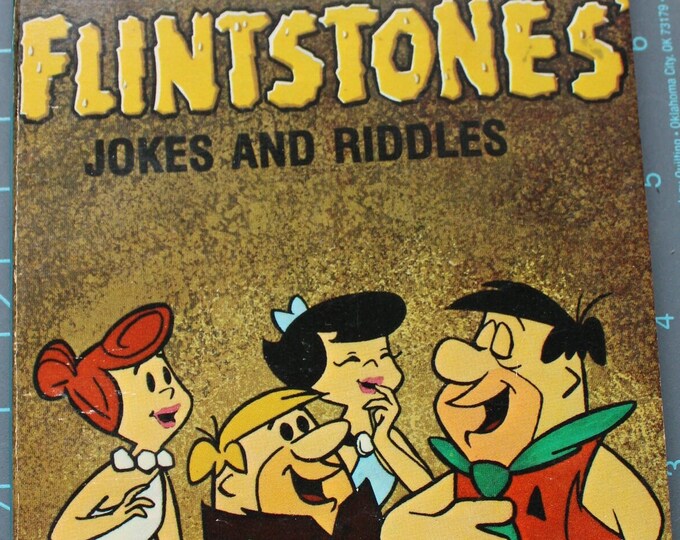 Hanna-barbera's the Flintstones Jokes and Riddles Paperback 1978 - Etsy