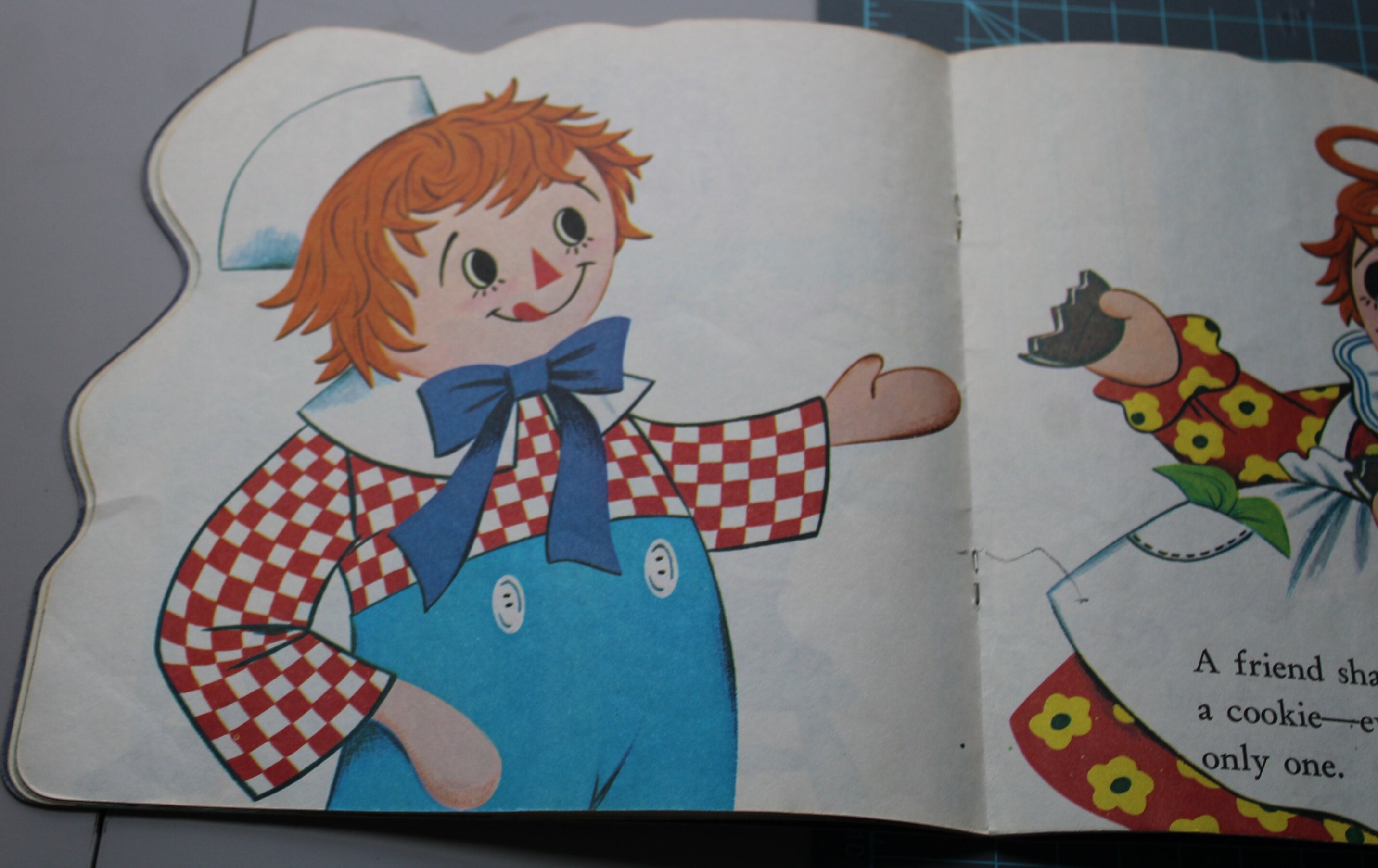 Vintage the Raggedy Ann and Andy Book Golden Shape Book Softcover 1972 ...
