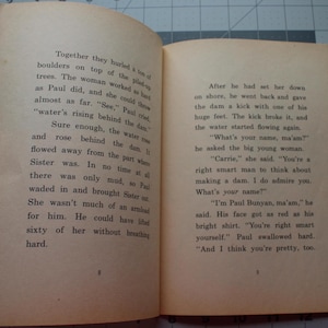 Paul Bunyan Finds A Wife by Adele Deleeuw Softcover Book 1969 - Etsy