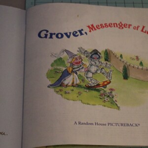 Sesame Street Grover Messenger of Love Softcover by Patricia Thackray ...