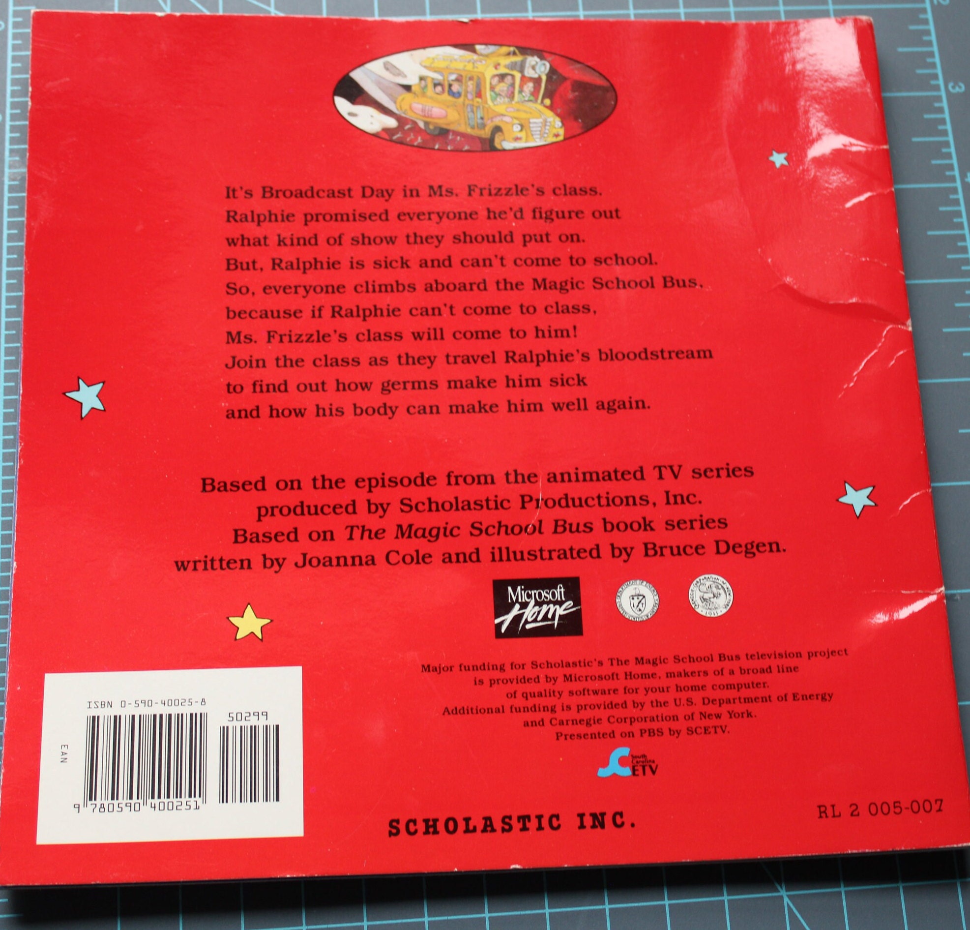 The Magic School Bus Inside Ralphie A Book About Germs 1995 Paperback ...