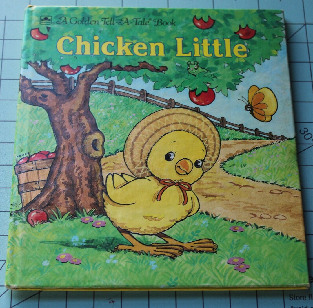 Vintage Chicken Little Golden Tell A Tale Book 1990 Retold by Rita ...