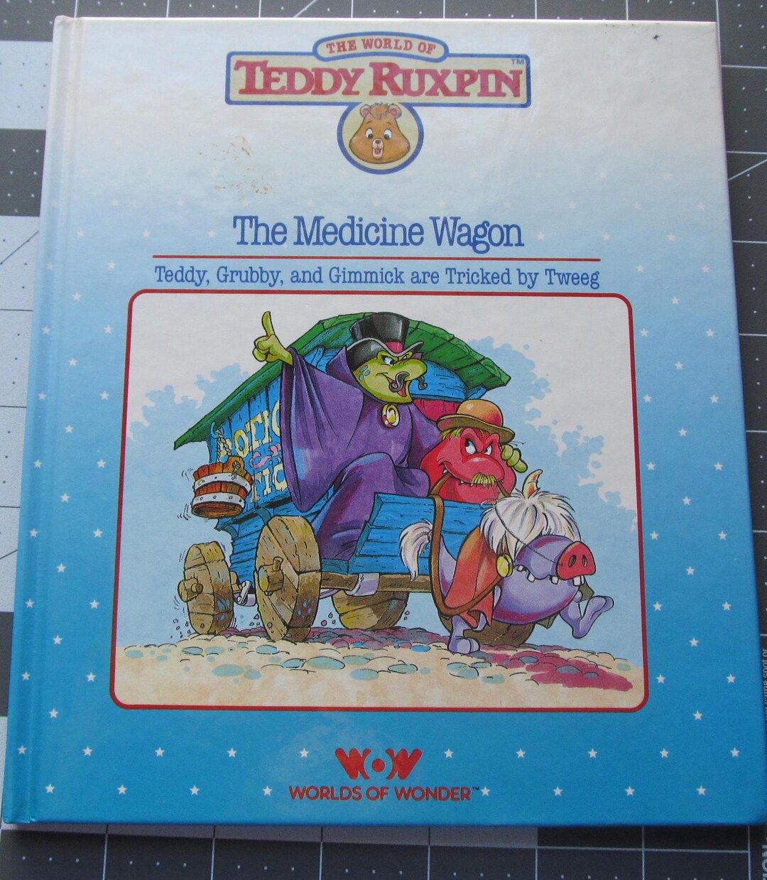 Teddy Ruxpin the Medicine Wagon Hardcover Book 1985 WOW Story by Phil ...